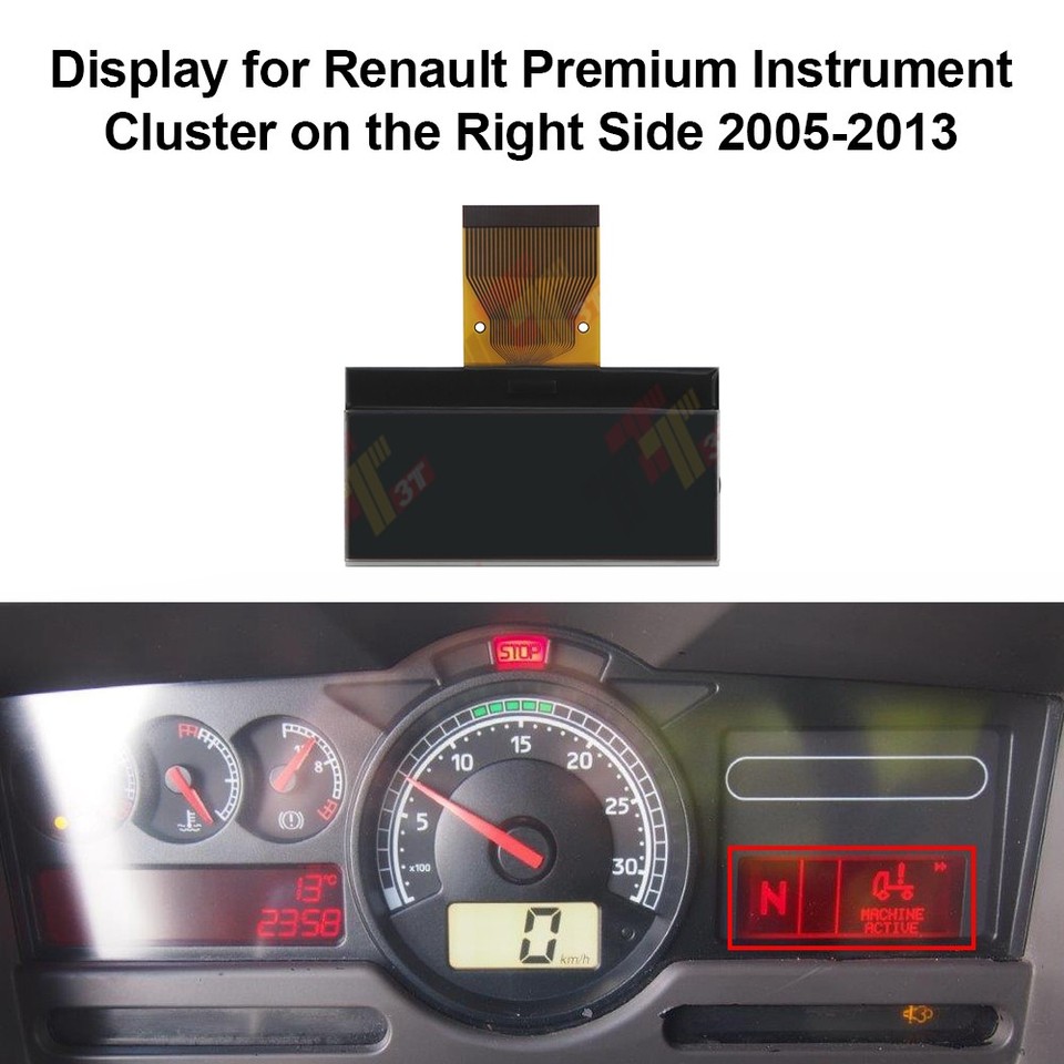 Display for Renault Premium Magnum Midlum Ares Kerax Iliade Instrument ...