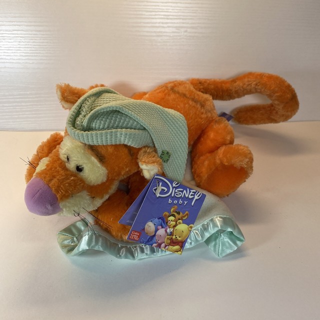 GUND Disney Sleepytime Baby Tigger Plush With Blanket Winnie Pooh W ...