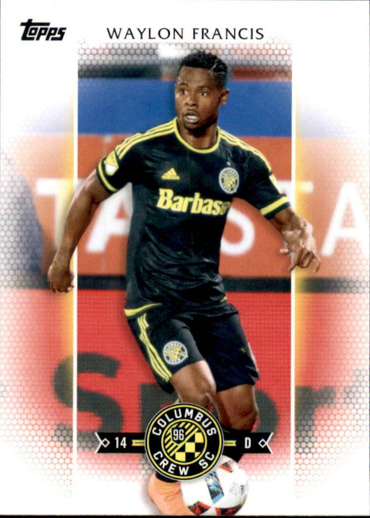 2017 Topps MLS Base #106 Waylon Francis Columbus Crew SC | eBay