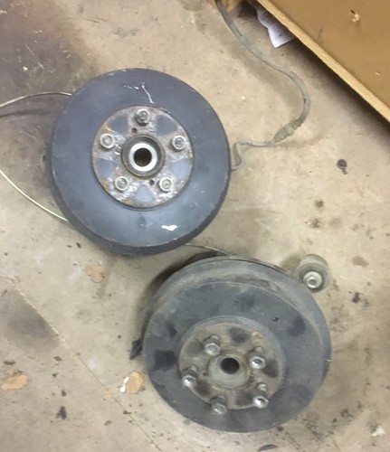 SUBARU IMPREZA REAR HUB ASSEMBLES 4WD, DRUM BRAKE, NON ABS TYPE, 04/93 ...