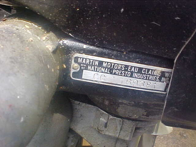 Vintage Martin Outboards MODEL 4 & 7.5 HP MOTOR | eBay