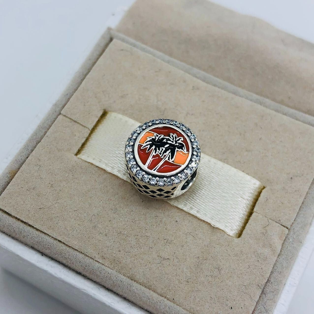 Pandora Florida Palm Trees Bead Charm Travel Charm | eBay