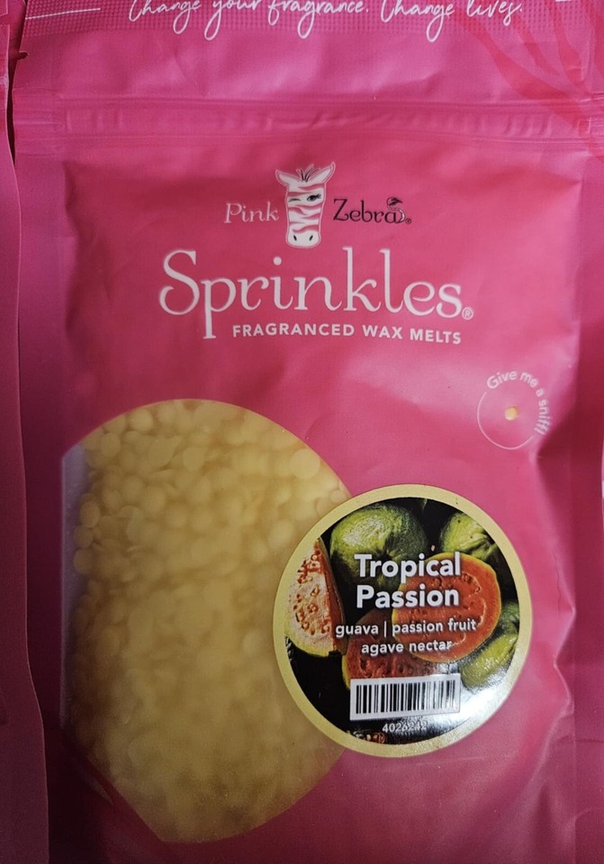 Pink Zebra wax Sprinkles - NEW - Over 50 Factory Sealed 3.75 oz. Bags ...