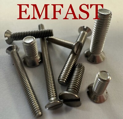 2ba 4ba 6ba countersunk slot machine screw stainless steel slotted ...