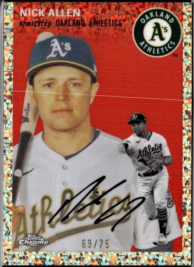 2023 Topps Chrome Platinum Anniversary - Nick Allen #381 Rose Gold Mini ...