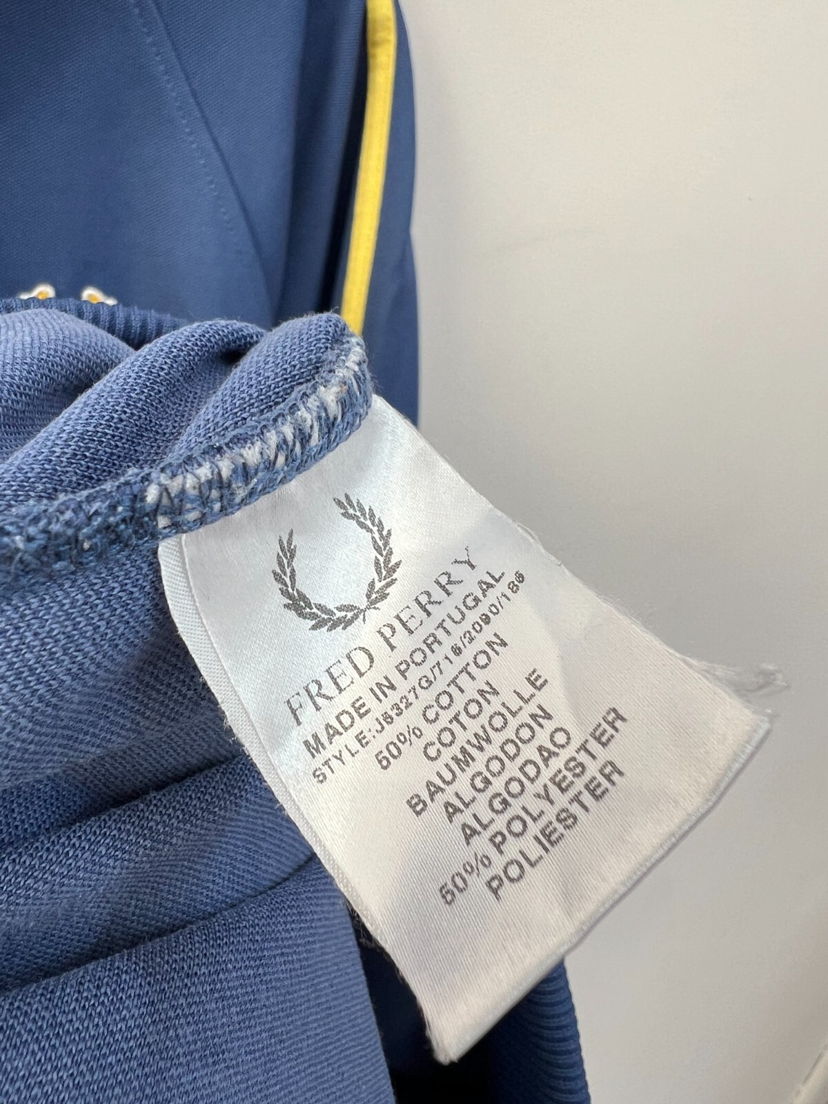 Fred Perry Classic Track Top Jacket Men's Size S - Gem