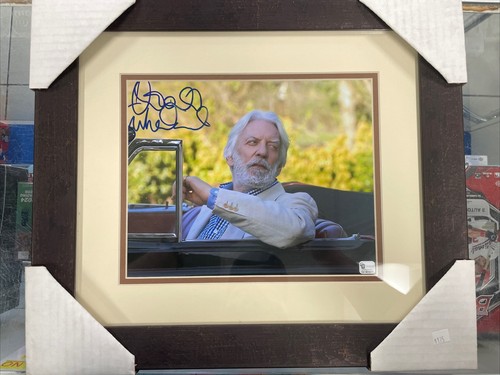 Donald Sutherland Auto Framed In 15in By 17in With Authentication ...
