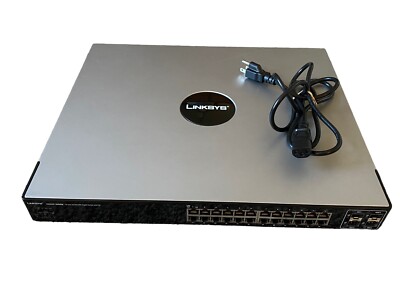 Cisco/Linksys Small Business Managed (SGE2000P) 24-Ports Managed Switch ...