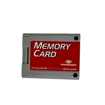 Performance Memory Card for NINTENDO 64 Model P-302W | eBay