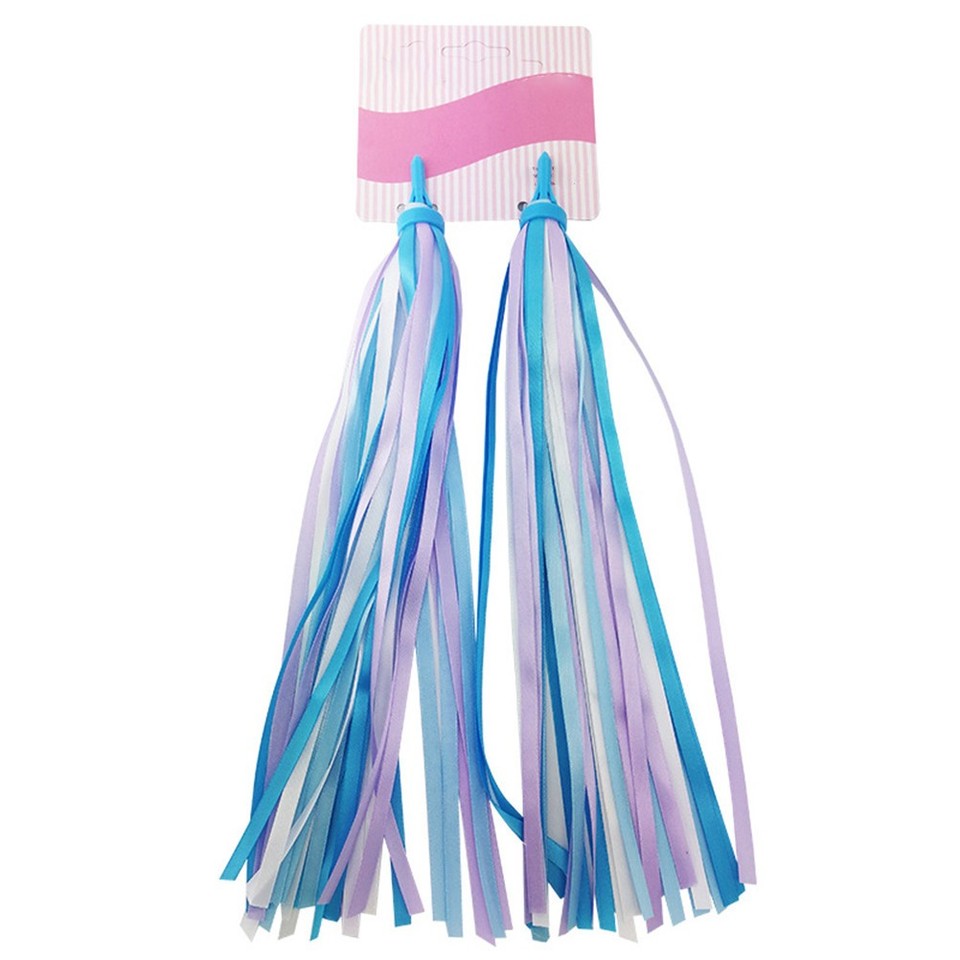 2 Pairs Bike Handlebar Streamers Sets Bicycle Accessories Tassel Ribbon ...