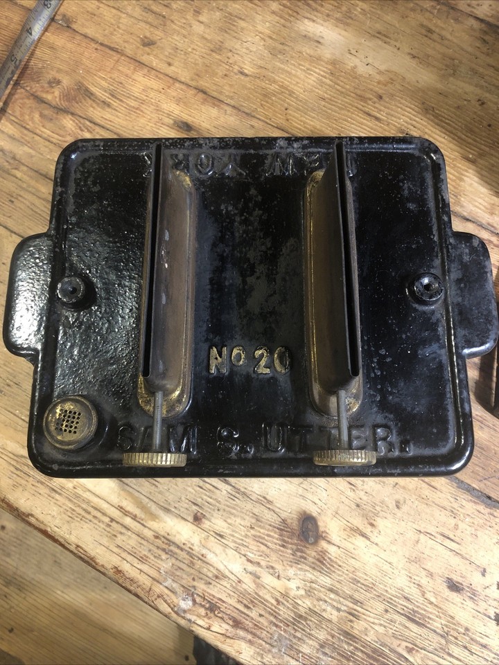 ANTIQUE 1889 VINTAGE PATENT GAME No 20 SAD IRON HEATER SAM S. UTTER NEW ...