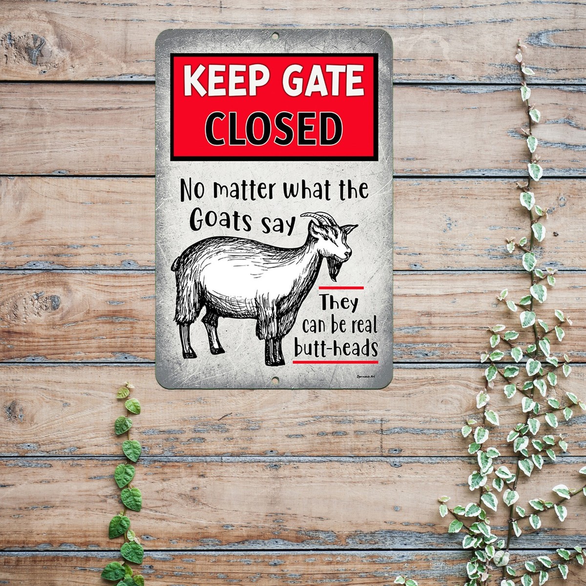 Funny Goat Signs