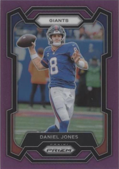 2023 Panini Prizm - Daniel Jones #219 Purple Prizm /125 for sale online ...