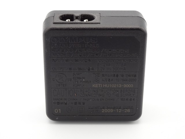 Genuine OLYMPUS AC ADAPTER F-2AC-2B 5V 500mA F-2AC-1A F-2AC-2A F-2AC-2B ...