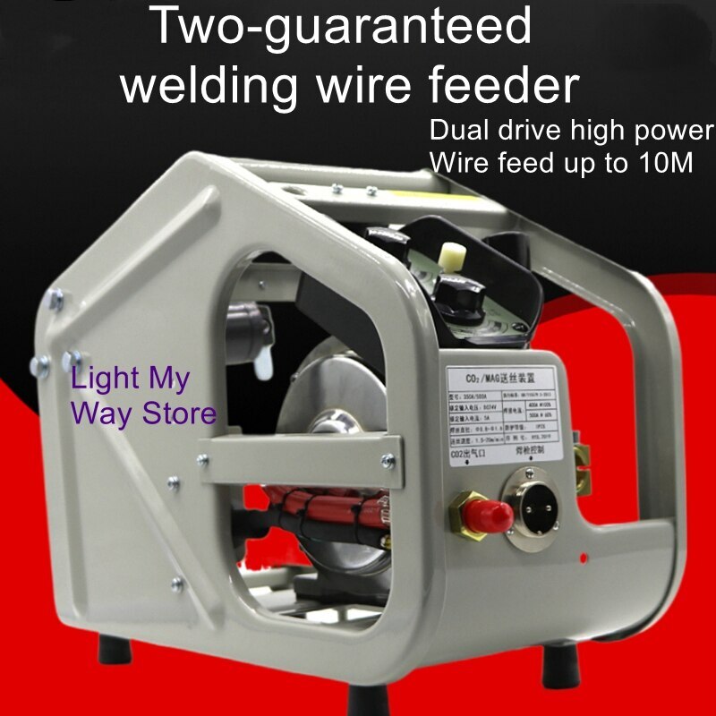 Dual Drive Wire Feeder NB350A/500A with Six Cores Universal Model Head ...