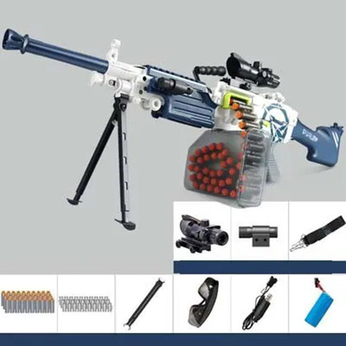 M429 Soft Bullet Machine Gun Toy Foam Soft Refill Dart for Outdoor ...
