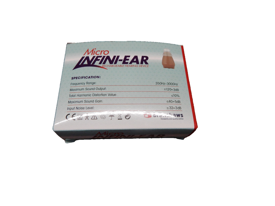 Micro Infini-Ear Rechargeable While you Sleep Hearing Device | eBay UK