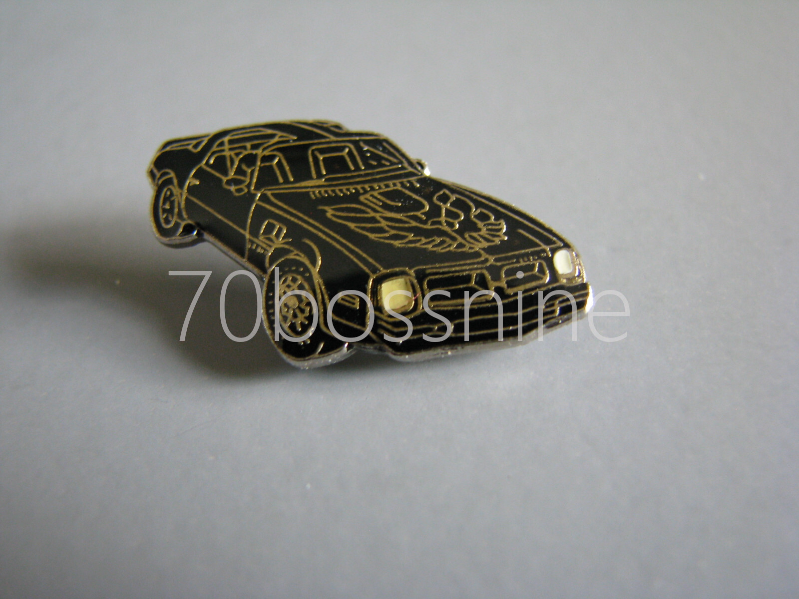 PONTIAC TRANS AM BLACK FRONT HOOD 1" BUBBLE TYPE AUTOMOTIVE HAT PIN ...