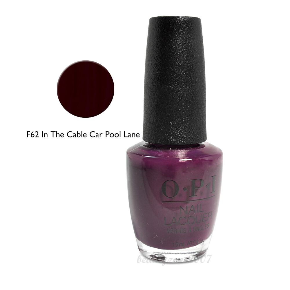 Opi In The Cable Car Pool Lane Elevate Your Senses With OPI In The