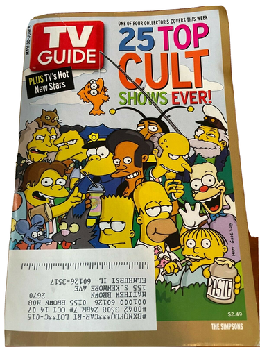 May 30- June 5 2004 issue of TV Guide 25 Top Cult Shows Ever #401 | eBay