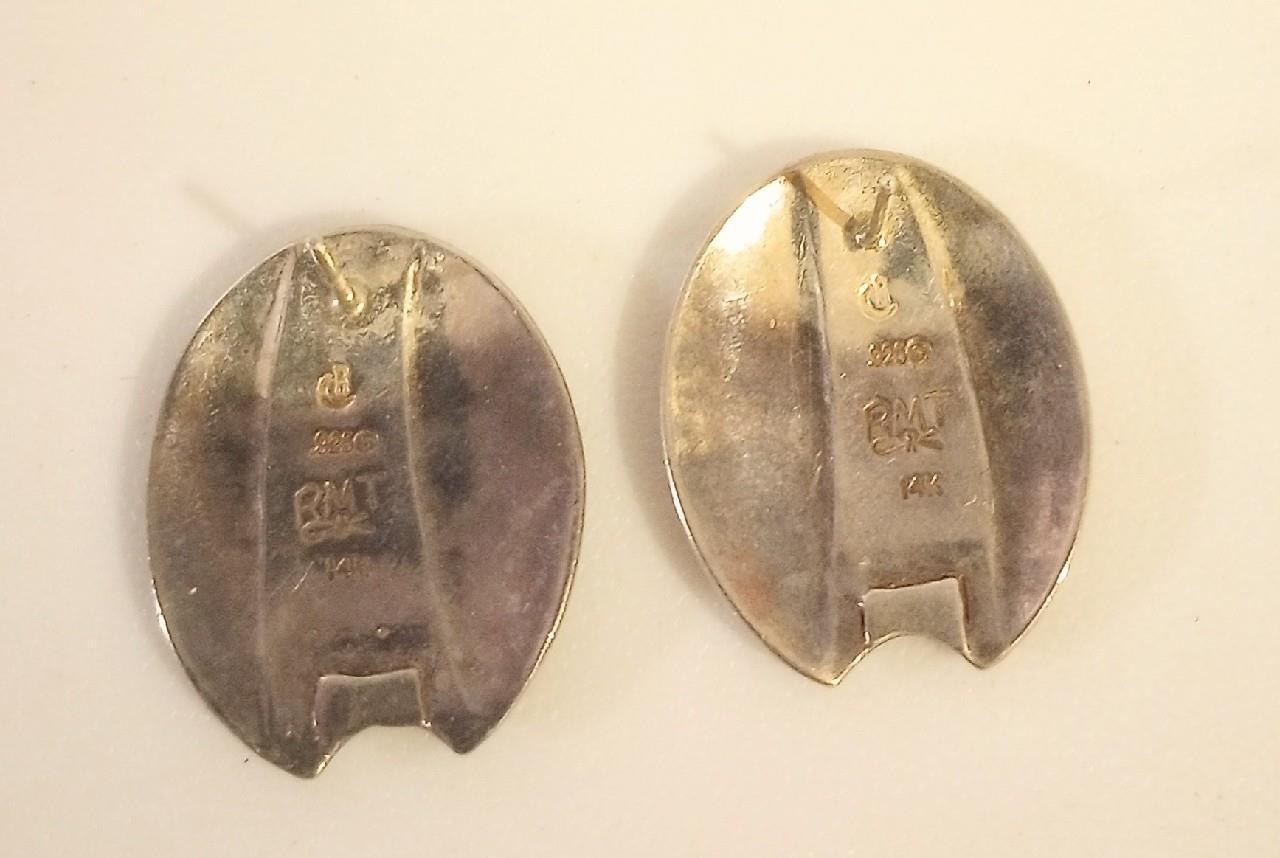 Navajo Roderick Tenorio RMT Carolyn Pollack Relios Sterling & 14K Gold ...