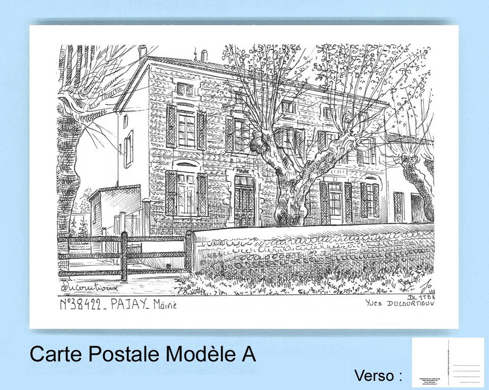 CP A 38422 CARTE POSTALE DESSIN 38 PAJAY | eBay