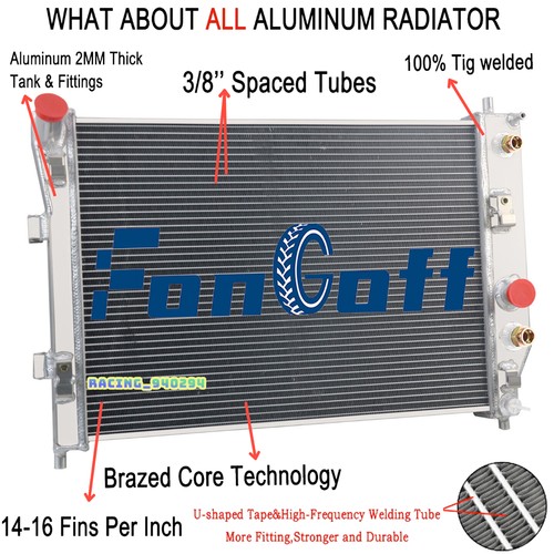 3 Row Aluminum Radiator For 2005-2013 2006 Chevy Corvette C6 SSR V8 6 ...