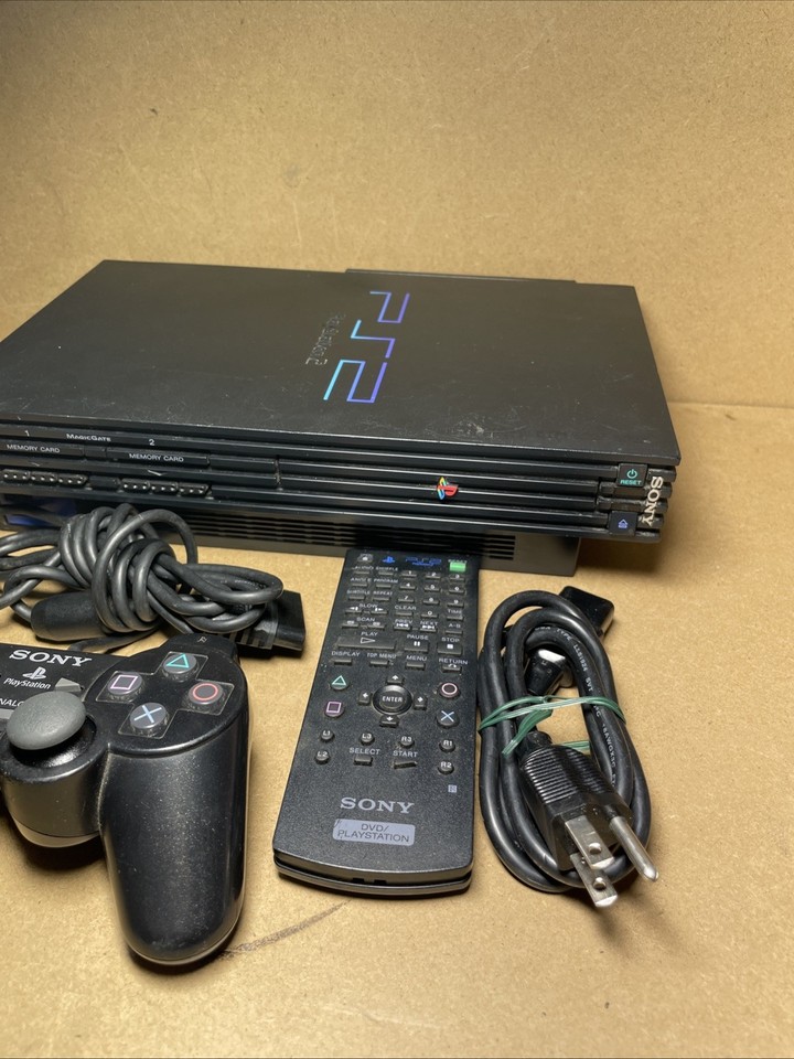 Sony PlayStation 2 fat Console - With OEM controller, SCPH-50001 Memory ...
