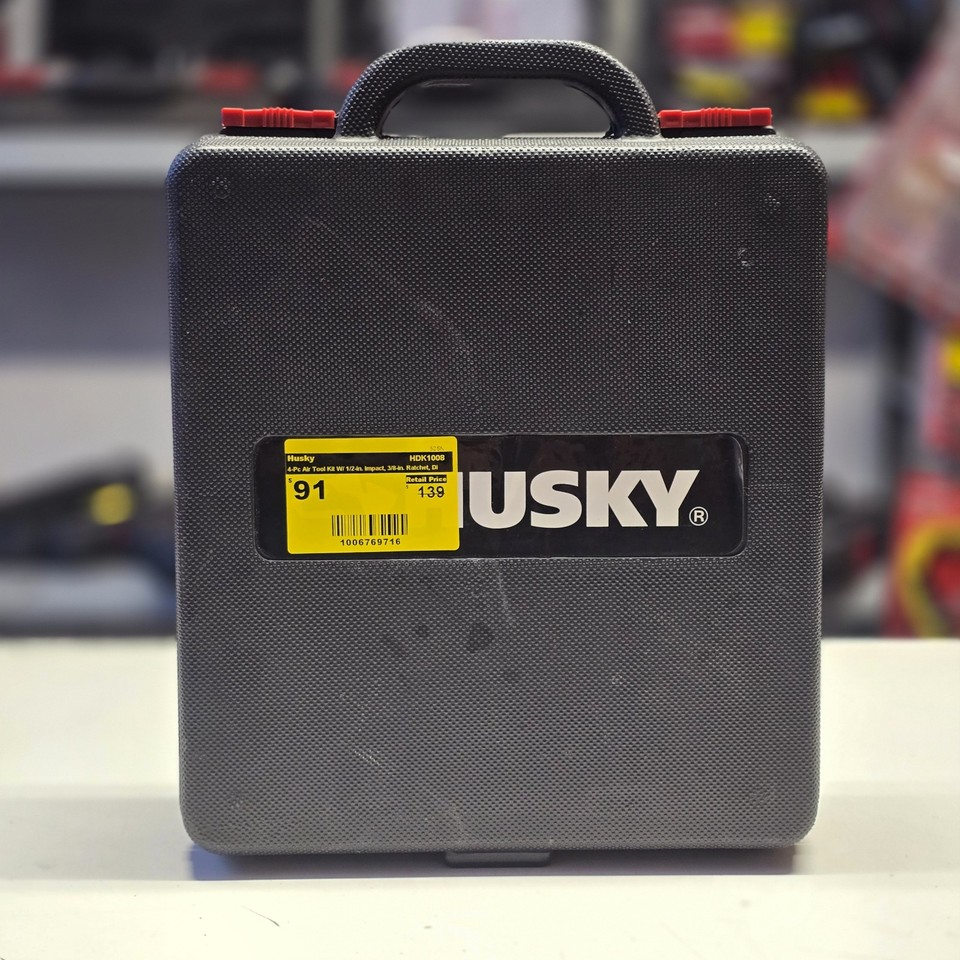 Husky 4-PC Air Tool Kit With 1/2-in. Impact, 3/8-in. Ratchet | eBay
