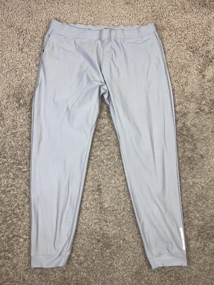 Peter Millar Joggers Gray Atlas Performance Pant Stretch Spell Out Men ...
