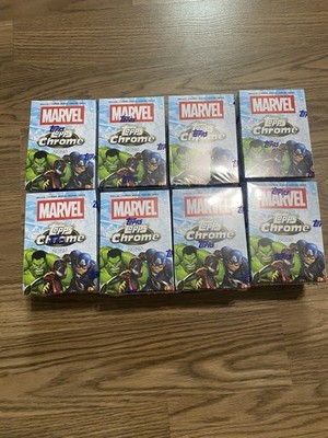 Topps 2025 Marvel Comics Chrome Value Blaster Box Lot of 8 Sealed New ...