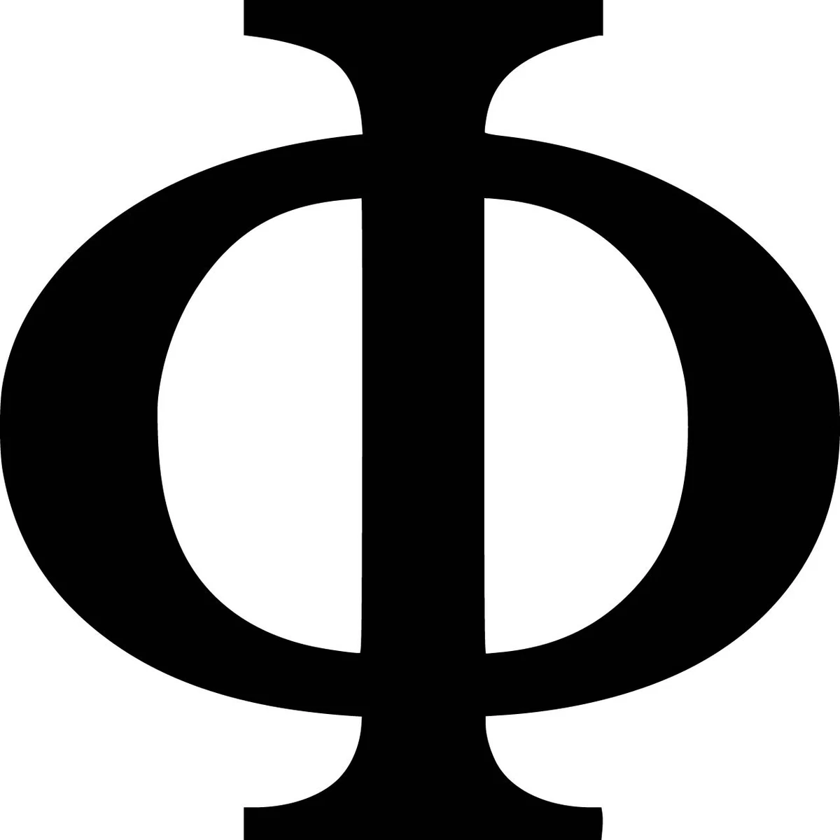 Phi Greek Letter