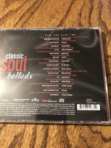 TIME LIFE MUSIC CLASSIC SOUL BALLADS LOVIN' YOU 30 TRACK 2 CD SET | eBay