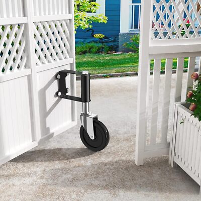 Ronlap Gate Wheels Spring Loaded Gate Caster for Fence Wooden Gate ...