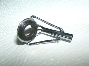 FISHING LINE ROD POLE END LAST EYE TIP CHROME 2.8mm INSIDE DIAMETER ...