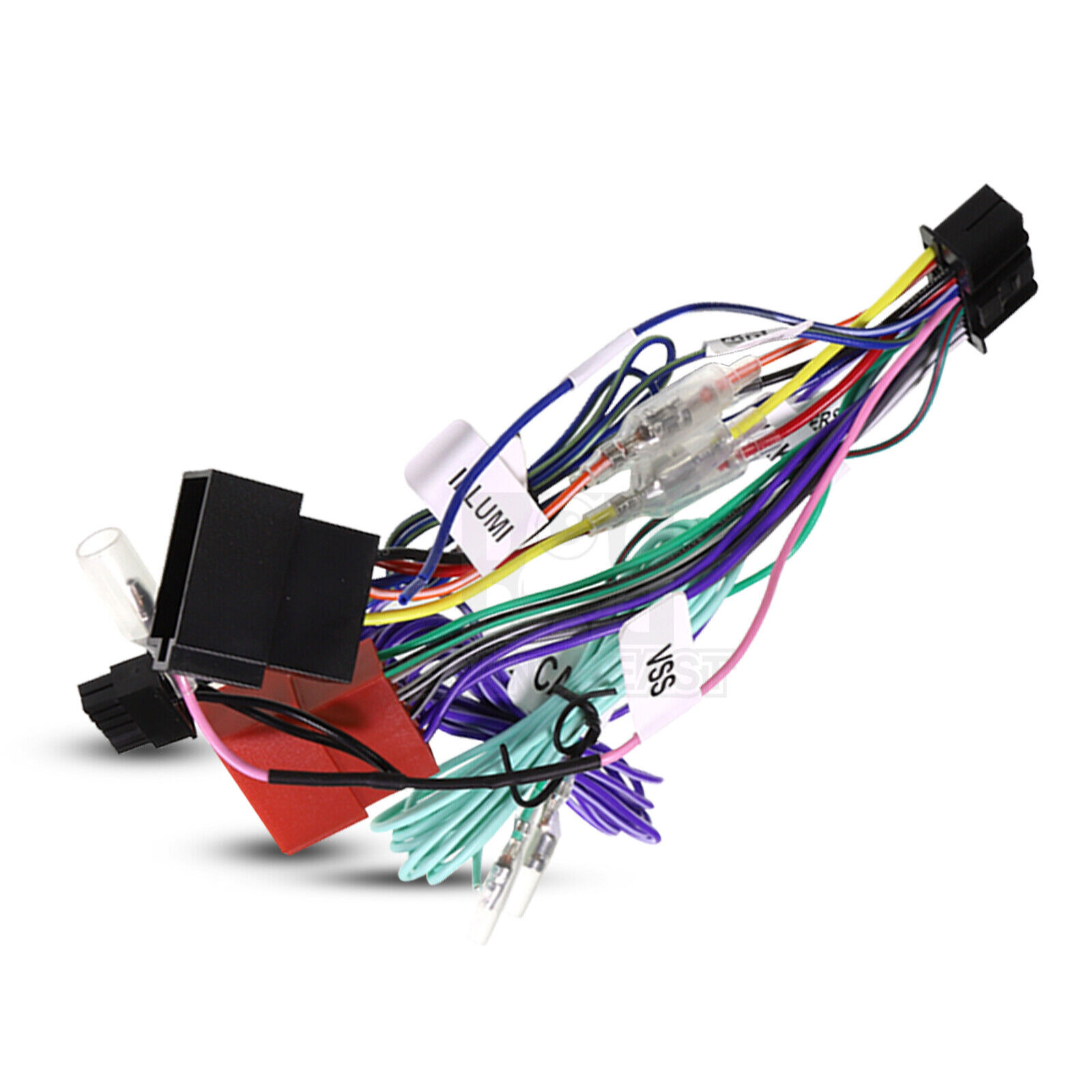 Aerpro APP9KE7 APP9 Secondary ISO Harness & SWC Patch Lead Suit Kenwood ...