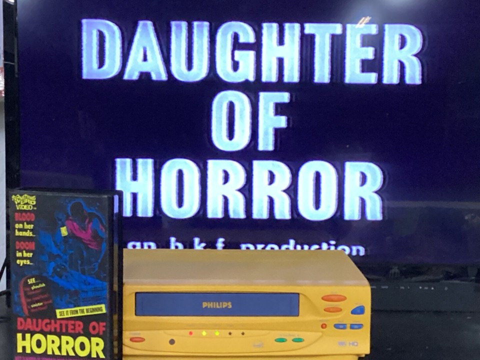 Daughter Of Horror VHS 1955 Tape Film Something Weird Video Rare Horror ...