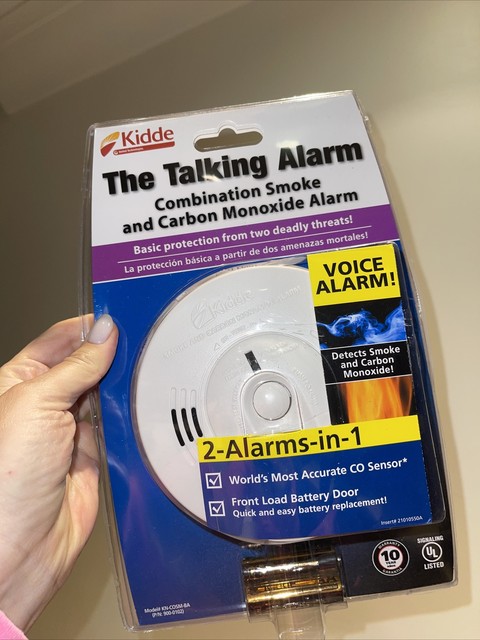 Kidde 21006377 Hardwired Combination Carbon Monoxide & Smoke Alarm for ...