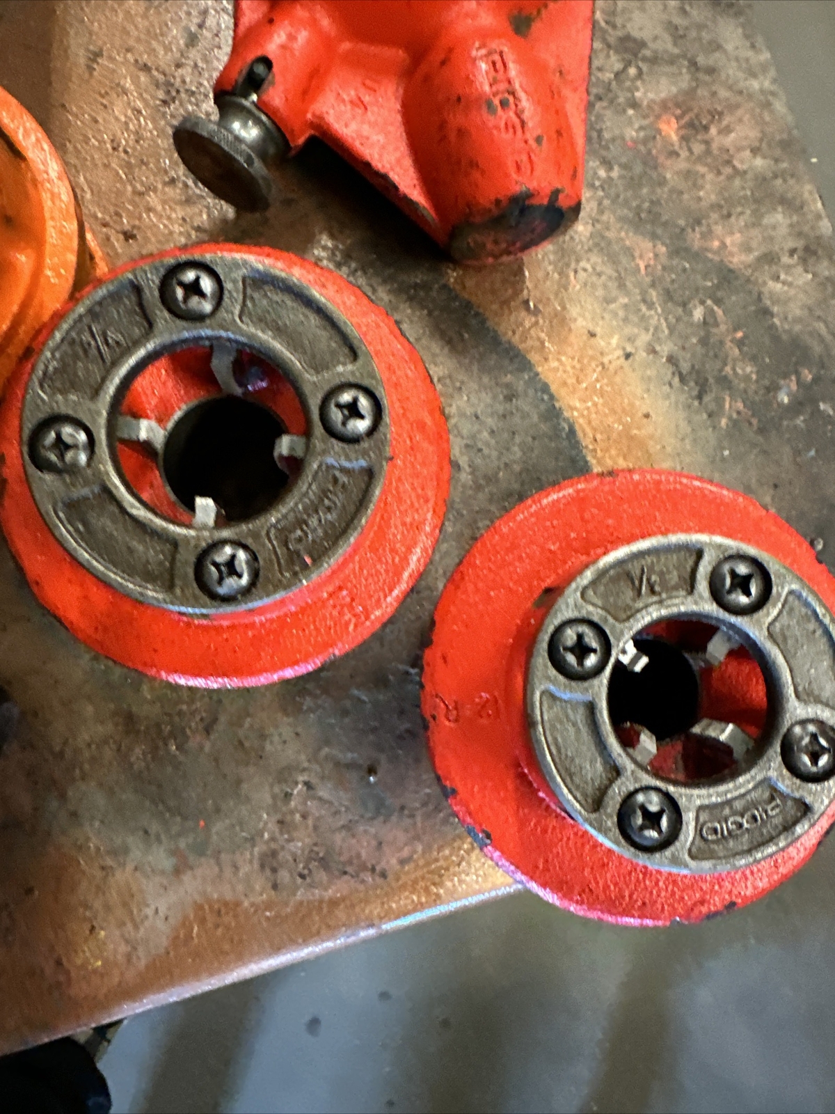 Ridgid 12-R Ratchet Pipe Threader Dies (az8 | eBay