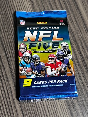 New Sealed ~ Panini 2020 Edition NFL Five TCG Booster Pack | eBay