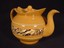 VERY RARE c1800 AGATE DECORATED TEAPOT with LID MOCHA MOCHAWARE YELLOW ...