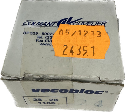 Hub Removable, Socket Clamping VECOBLOC COLMANT CUVELIER 1108/24 28-20 ...
