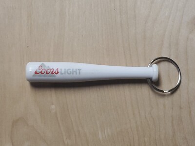 4" Coors Light Plastic Baseball Bat Bottle Opener Keychain | eBay