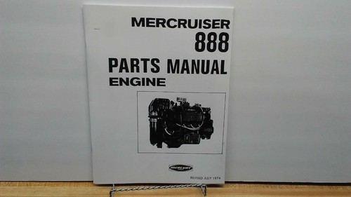 Mercury 888 MerCruiser Engine Parts Manual – 188 HP – 1974 - 3108723 ...