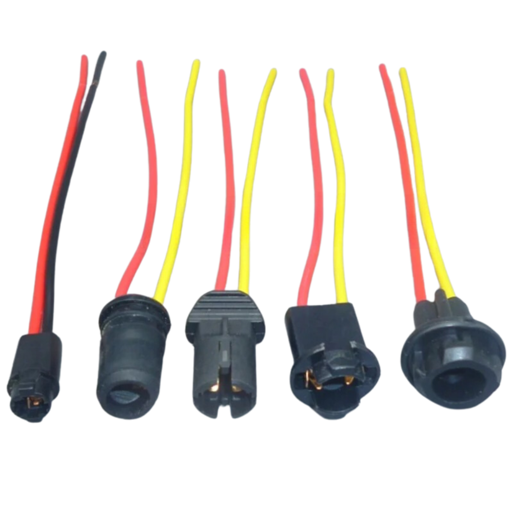 T5 T10 T15 2pcs Socket Lamp Holder Auto Bulb Holder Socket Connectors ...