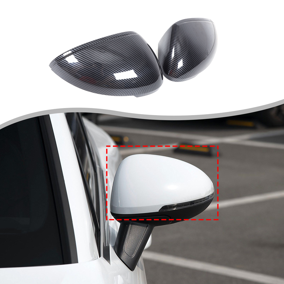Carbon Fiber ABS Exterior Mirror Cover For Porsche Macan 2011-2021 ...