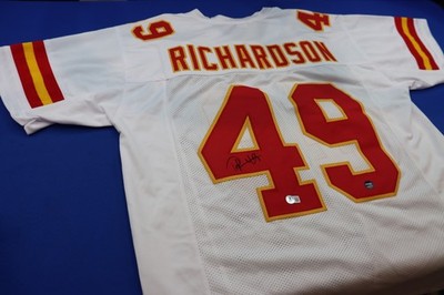 Tony Richardson Autographed Jersey BECKETT Authenticated NFL Kansas ...