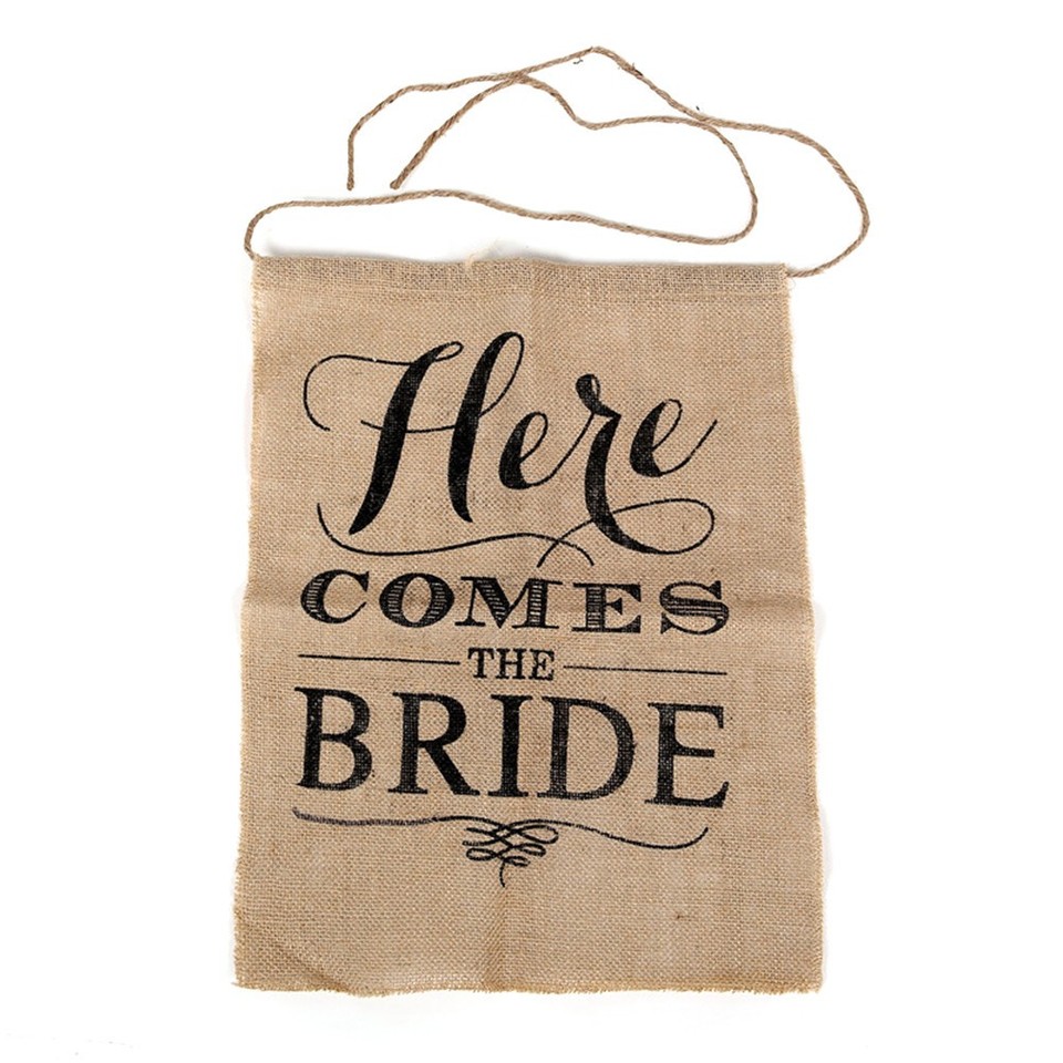 Wedding Sign for Ceremony Bridal Shower Groom and Bride Hanging Signs ...