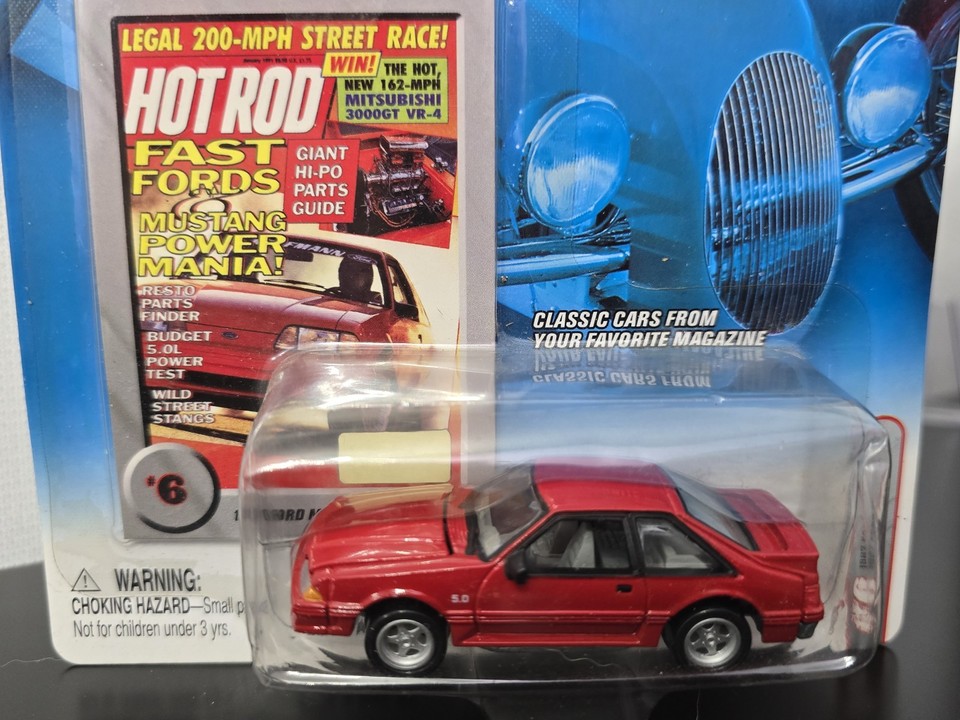 Johnny Lightning Hot Rod Magazine 1987 Ford Mustang GT 1:64 | eBay