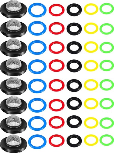 48 Pieces O-Ring Power Pressure Washer Kit 6 Sizes Sealing Stainless ...